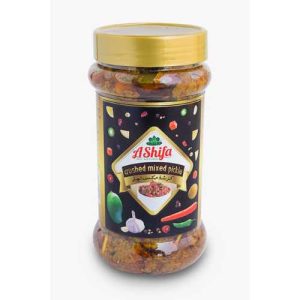 Crushed Mixed pickle 800g by Ashifa Foods